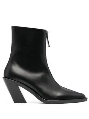 ELLEME Sculpted-heel Ankle Boots