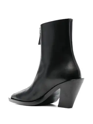 ELLEME Sculpted-heel Ankle Boots