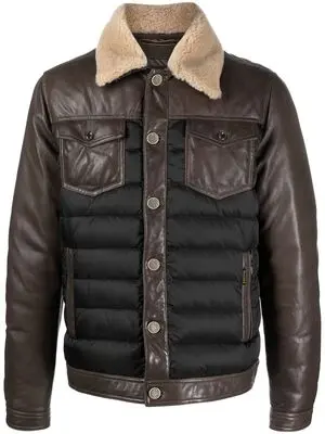 Moorer Faux Fur Outerwear For Men