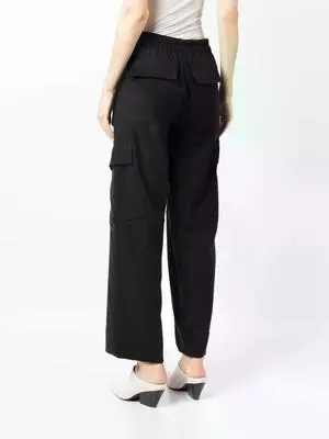 Vince Flannel Wide-leg Trousers
