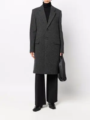 Ami Single-breasted Wool Coat