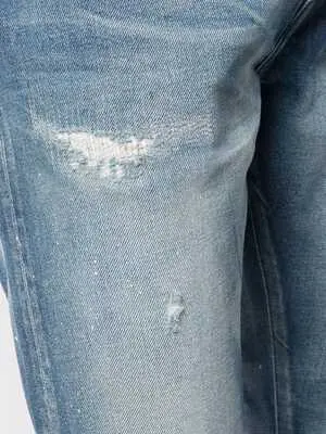 John Elliott Mid-rise Distressed Jeans
