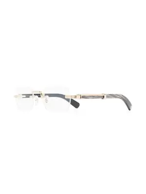 Cartier Frameless Rectangular Glasses - Gold