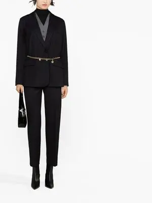 Maje Single-breasted Belted Blazer