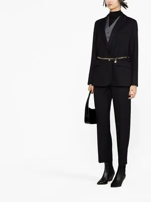 Maje Single-breasted Belted Blazer