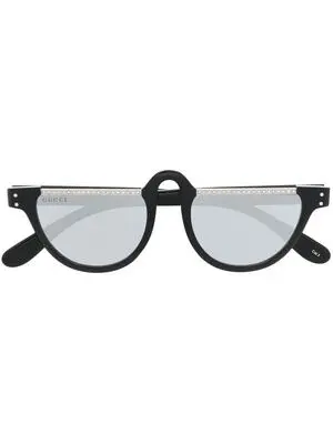 Gucci Crystal-embellished Sunglasses - Black