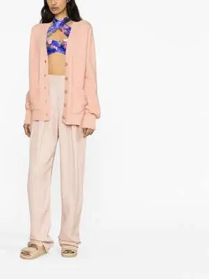 Stella McCartney High-waisted Pleated Trousers