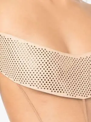 MUGLER Logo-plaque Sheer-panels Body