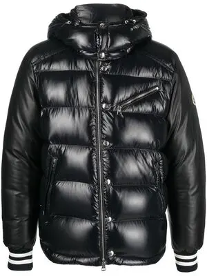 Moncler Padded Detachable-hood Jacket - Black