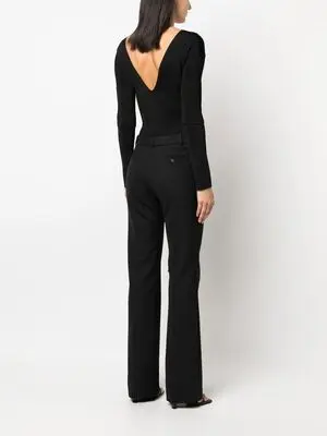 FERRAGAMO V-neck Knitted Bodysuit