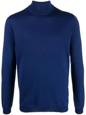 Goes Botanical Roll Neck Sweaters For Men
