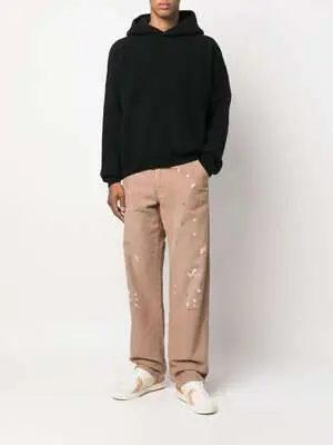 DARKPARK Paint-splatter Patch Pocket Jeans