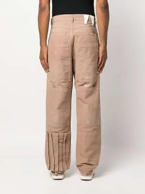 DARKPARK Paint-splatter Patch Pocket Jeans
