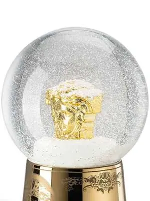 Versace Golden Medusa Snow Globe