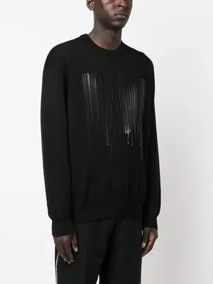 VTMNTS Logo-print Knit Sweater
