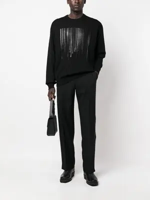 VTMNTS Stripe-detail Tailored Trousers