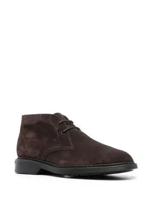 Hogan Suede Desert Boots - Brown