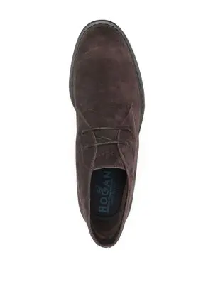 Hogan Suede Desert Boots - Brown