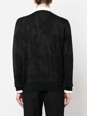Alexander McQueen Intarsia-knit Logo Sweater