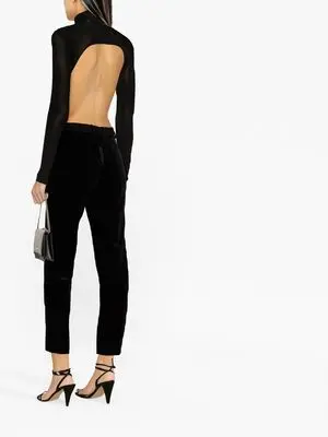 Ermanno Scervino Velvet Tapered Trousers