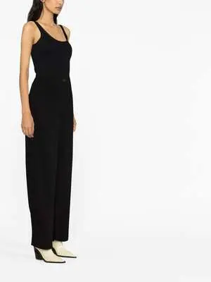 Khaite High-waisted Straight Leg Trousers
