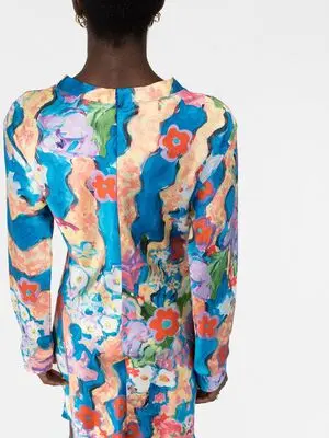 Marni Abstract-print Mini Dress
