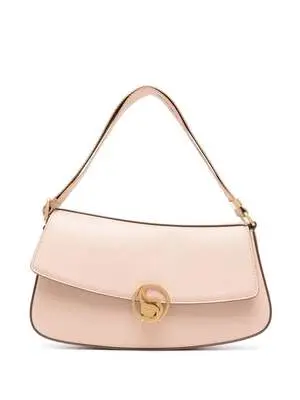 Stella McCartney Engraved-logo Shoulder Bag