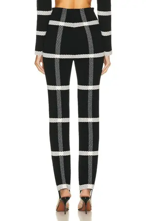 Alaïa Tartan Leggin In Black