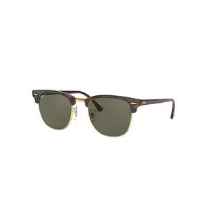 Ray-ban Clubmaster Flash Lenses Sunglasses Tortoise On Gold