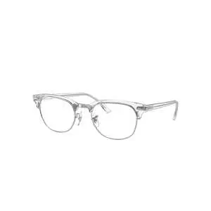 Ray-ban Ray-Ban Clubmaster Optics Eyeglasses White Transparent