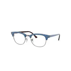 Ray-ban Ray-Ban Clubmaster Optics Eyeglasses Wrinkled Blue