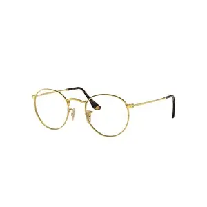 Ray-ban Round Metal Optics Eyeglasses Frame - Arista Gold