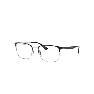 Ray-ban Ray-Ban Optics Eyeglasses Frame Black On Silver