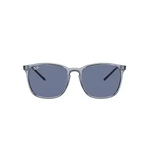 Ray-ban Rb4387 Sunglasses - Transparent Blue