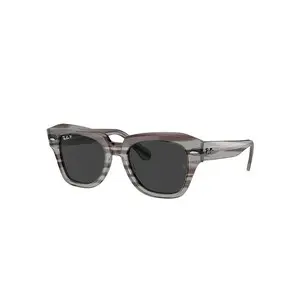 Ray-ban Ray-Ban State Street Sunglasses 49-20 Striped Grey Havana