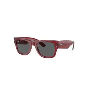Ray-ban Mega Wayfarer Sunglasses Polarized 52-21 Transparent Red
