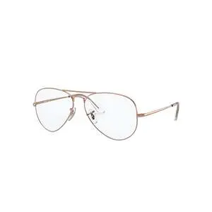Ray-ban Aviator Eyeglasses Frame - Shiny Rose Gold