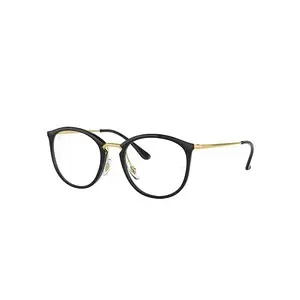 Ray-ban Optics Eyeglasses Frame With Clear Lenses - Gold