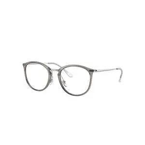 Ray-ban Rb7140 Optics Eyeglasses Frame - Silver