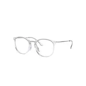 Ray-ban Optics Eyeglasses Frame With Clear Lenses - Silver