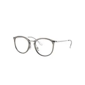 Ray-ban Rb7140 Optics Eyeglasses Frame - Silver