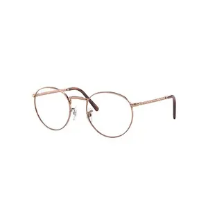 Ray-ban Round Optics Eyeglasses Frame - Gold