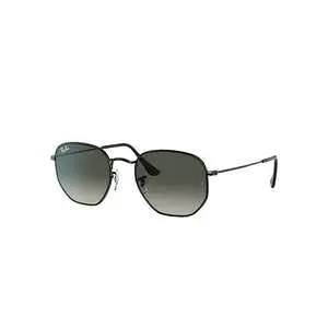 Ray-ban Hexagonal Sunglasses With Crystal Lenses - Black