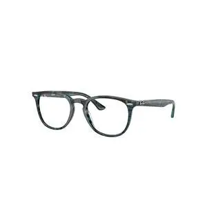 Ray-ban D-frame Eyeglasses - Transparent Fantasy Blu/gray