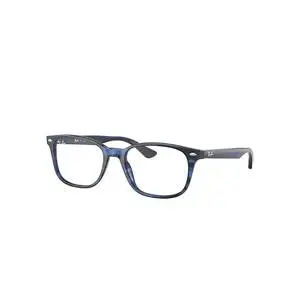 Ray-ban Ray-Ban Square Eyeglasses Striped Blue