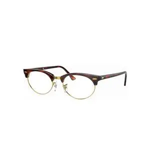 Ray-ban Ray-Ban Clubmaster Oval Optics Eyeglasses Mock Tortoise