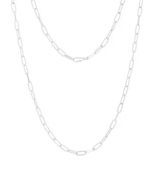 Annoushka 14k Gold Short Cable Chain - White