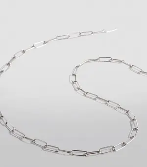 Annoushka 14k Gold Short Cable Chain - White