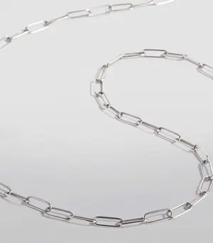Annoushka Gold Long Cable Chain - White