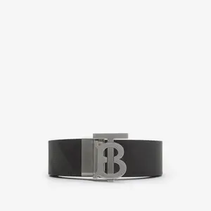 Burberry Burberry Reversible Check TB Belt Charcoal/graphite